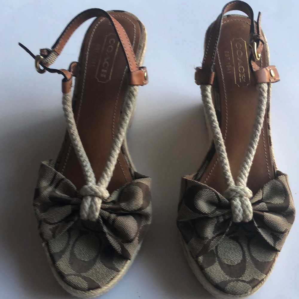 Coach Wedge Sandals - Gem